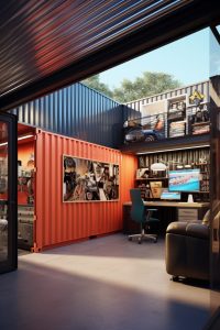 20 Innovative Shipping Container Garage Ideas and Setup Tips