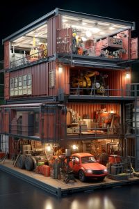 20 Innovative Shipping Container Garage Ideas and Setup Tips