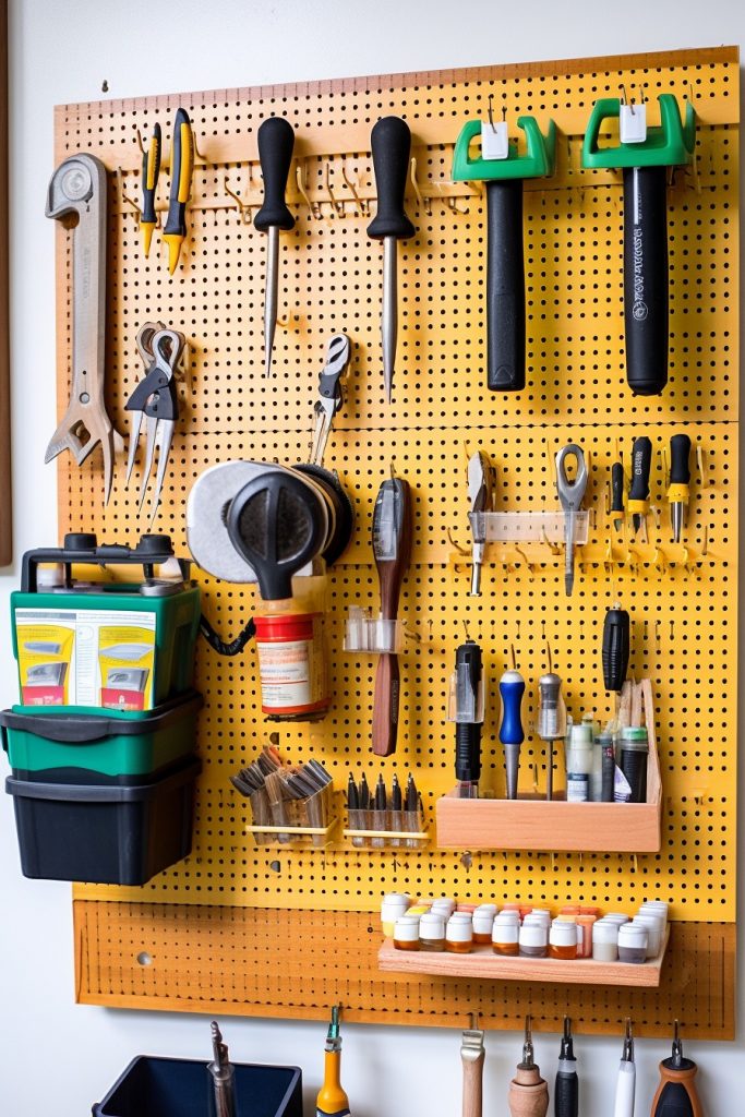 20 Ingenious Garage Pegboard Ideas for Organizational Success in Your ...