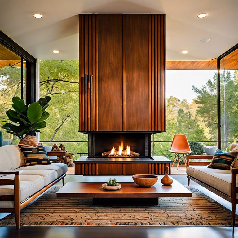 20 Mid Century Modern Fireplace Ideas to Inspire Your Home Decor
